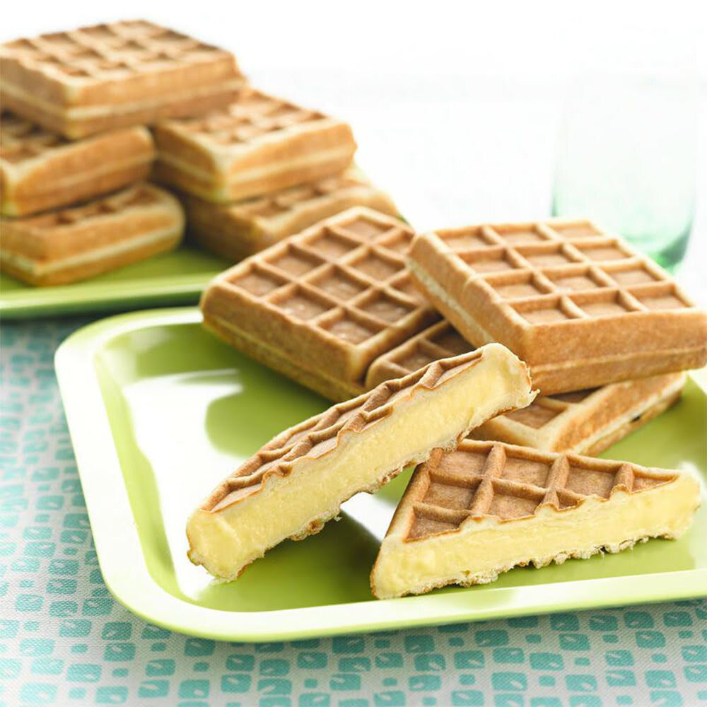 C/48ST MINI-WAFEL MET BANKETBAKKERSROOM 80GR A224 RSPO SG