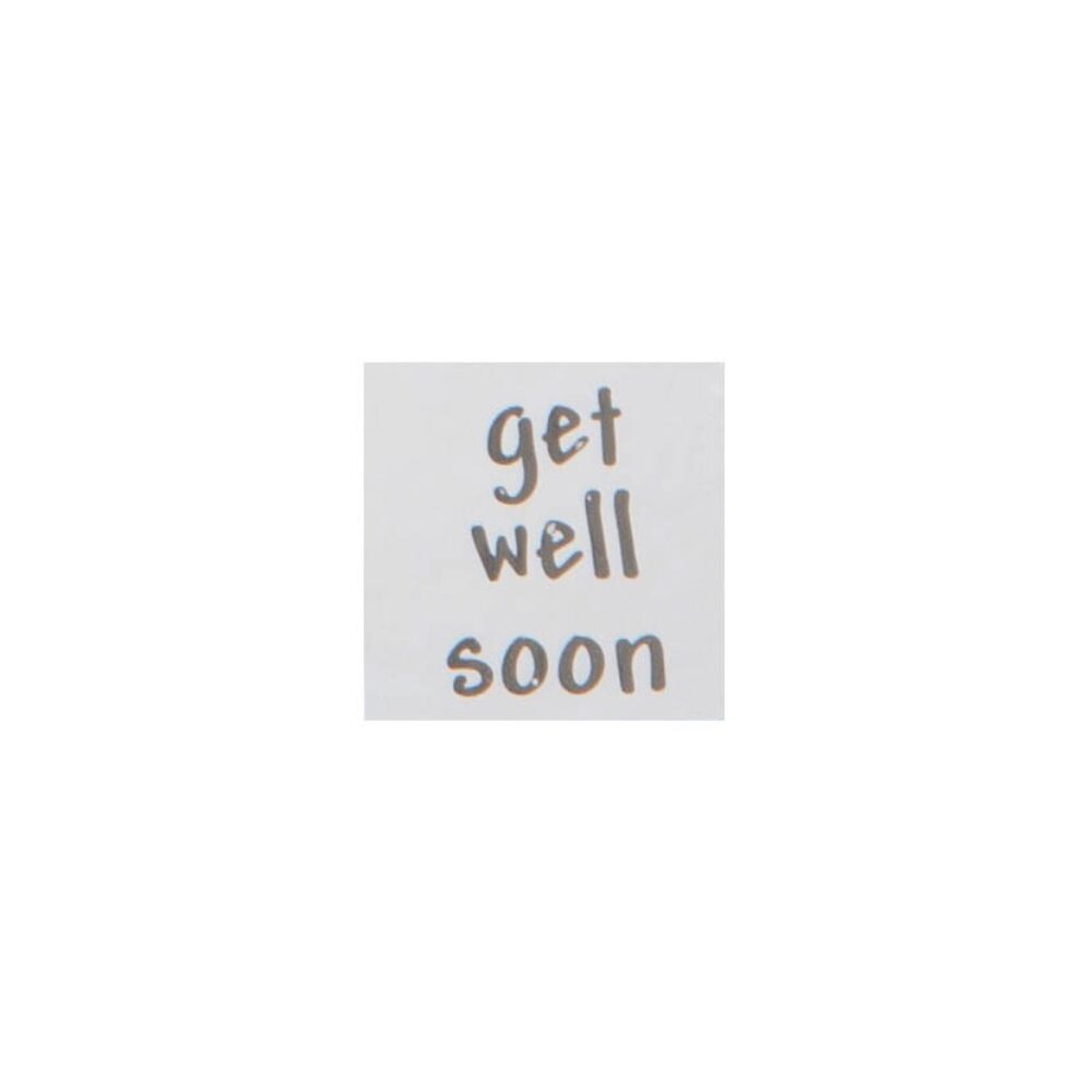 Ranson NV | X500PC STICKERS GET WELL SOON SQUARE 3X3CM
